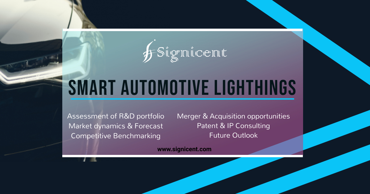 Smart Automotive Lighting: Industrial Research, Technology & Market ...