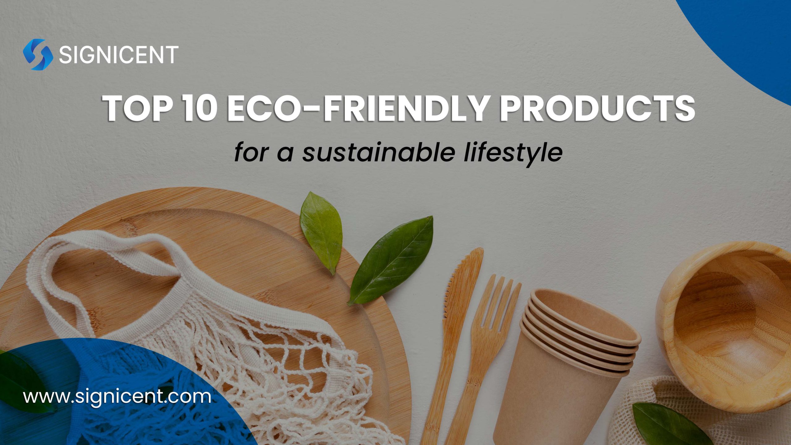 Top 10 Eco-Friendly Products for a Sustainable Lifestyle - Signicent LLP