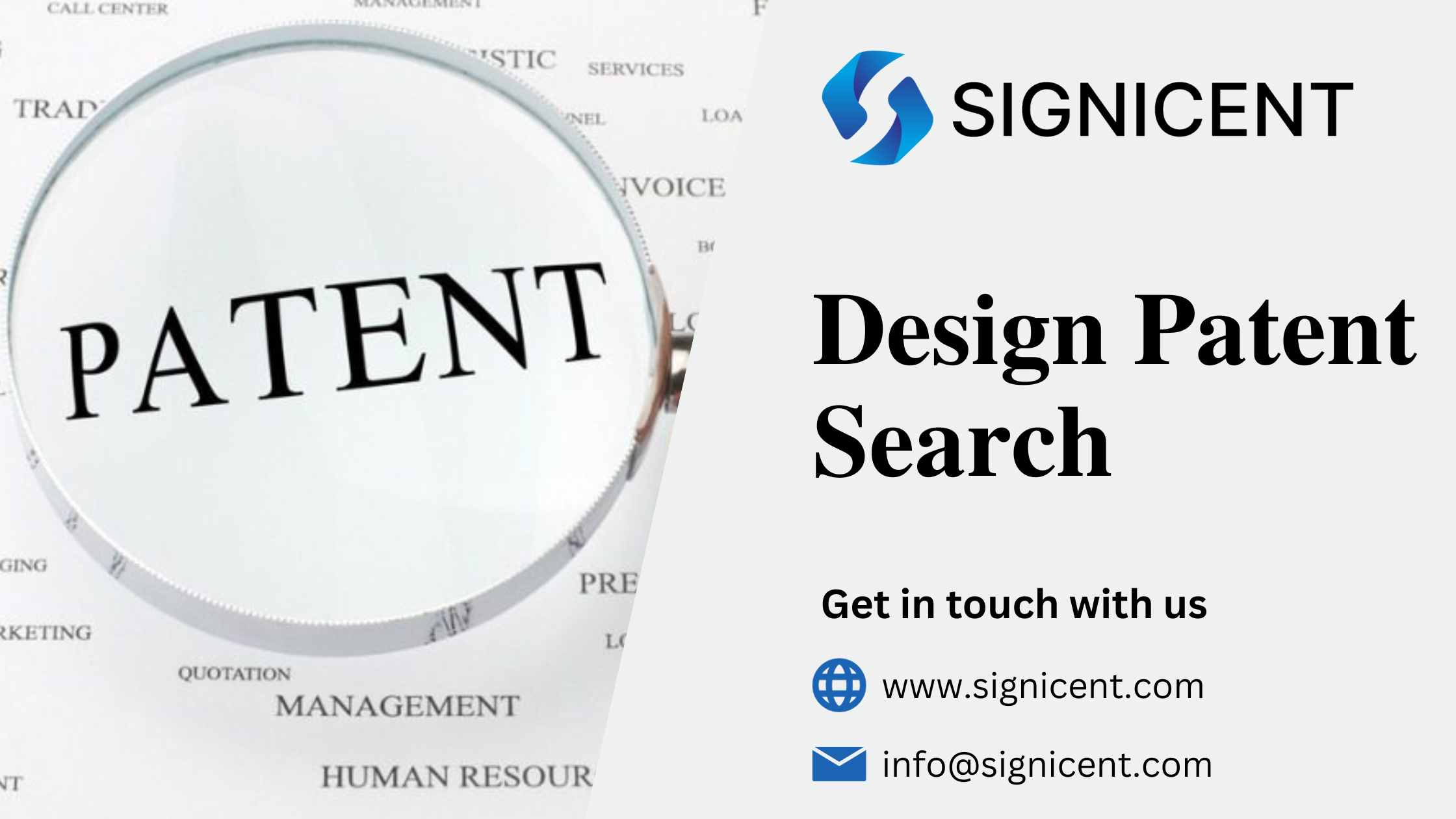 Design Patent Search Services | Signicent LLP